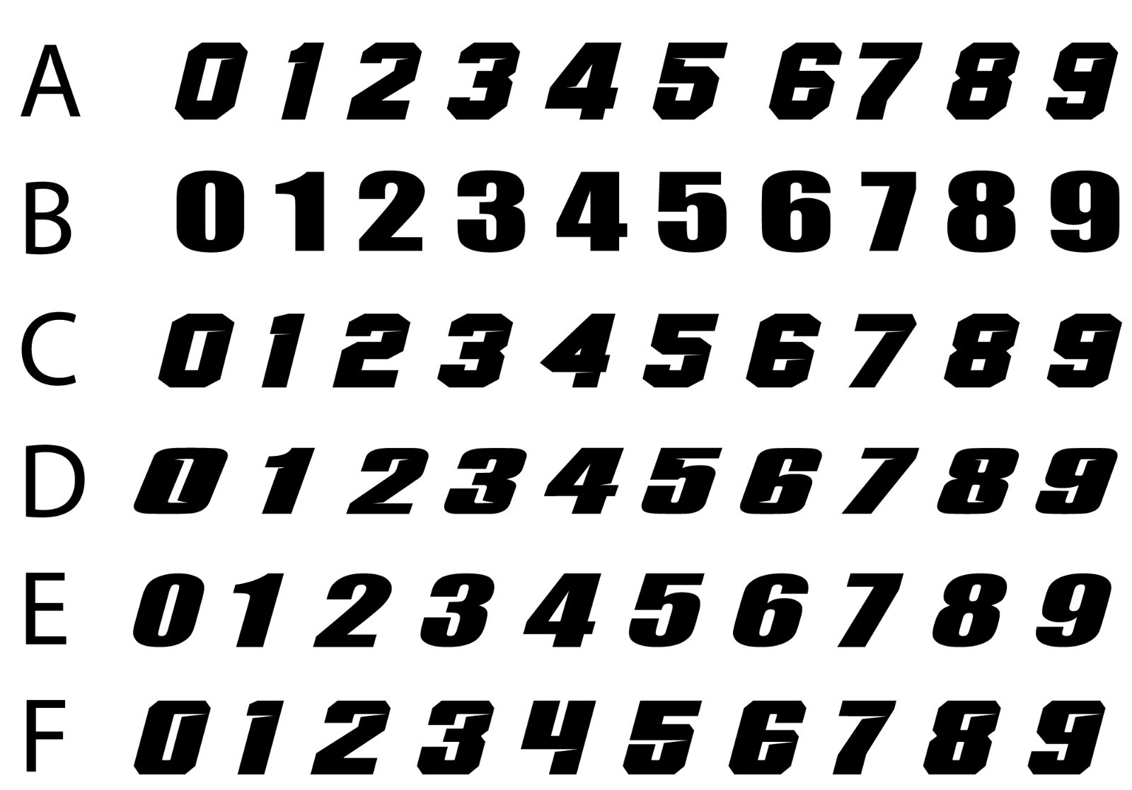 3x Custom Number Plate Decals Stickers Name Motocross Race Heavy Duty ...