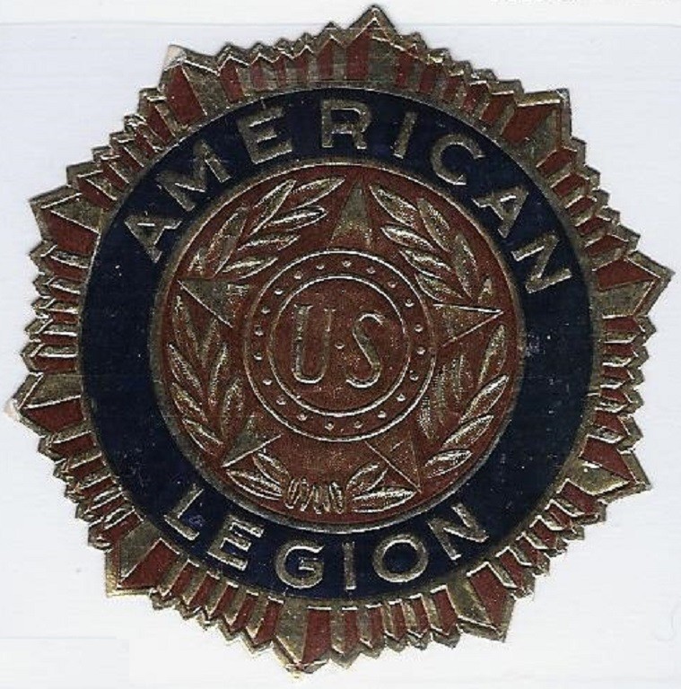 USA Poster stamp: U.S. AMERICAN LEGION Foil Badge - dw921r | eBay