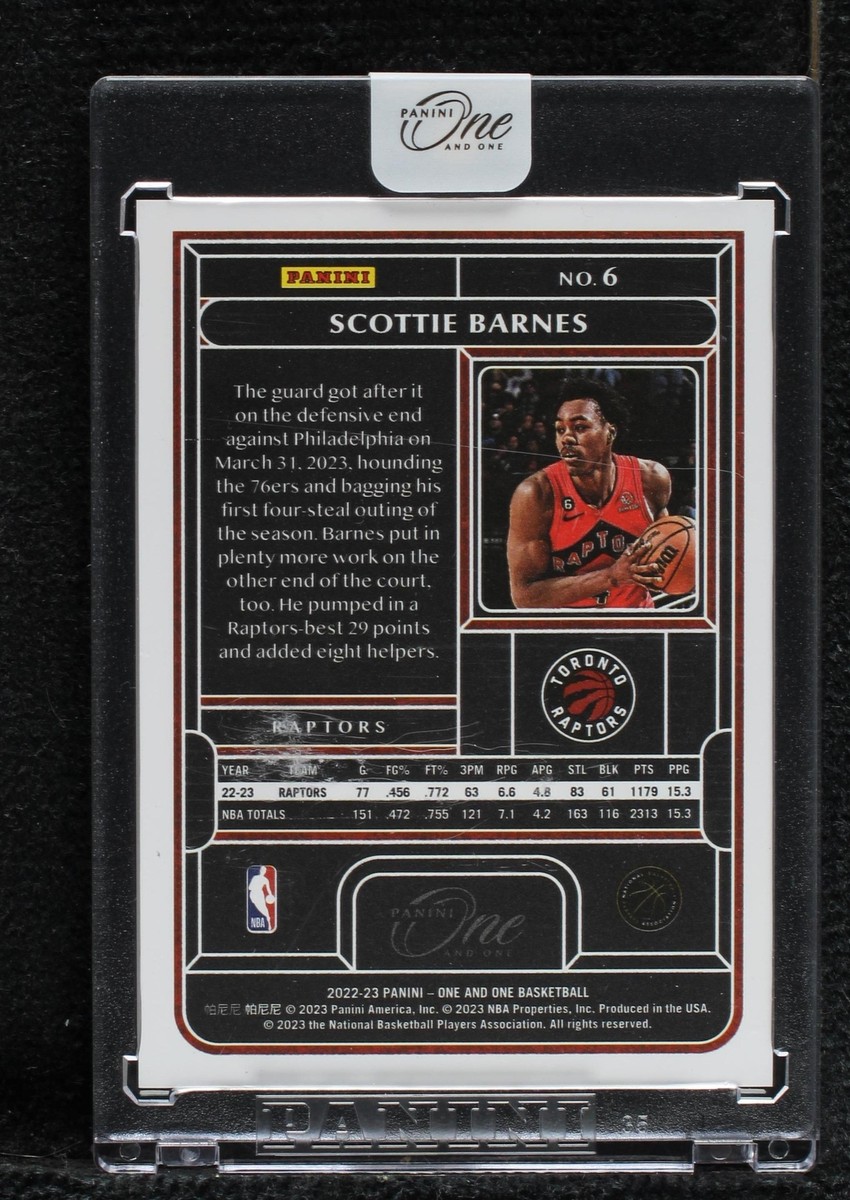 Las mejores ofertas en 2022-23 Panini One and One - #6 Scottie Barnes ...