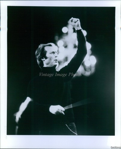 1986 Carlo Maria Giulini Conducts Los Angeles Philharmonic Rphoto 8X10 ...