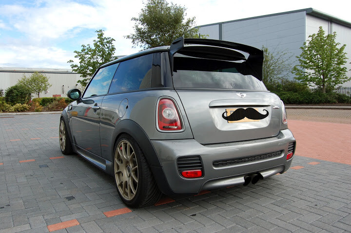 Orranje G-Wing Spoiler MINI One Cooper S JCW GP R50 R53 R56 R60 GREY ...