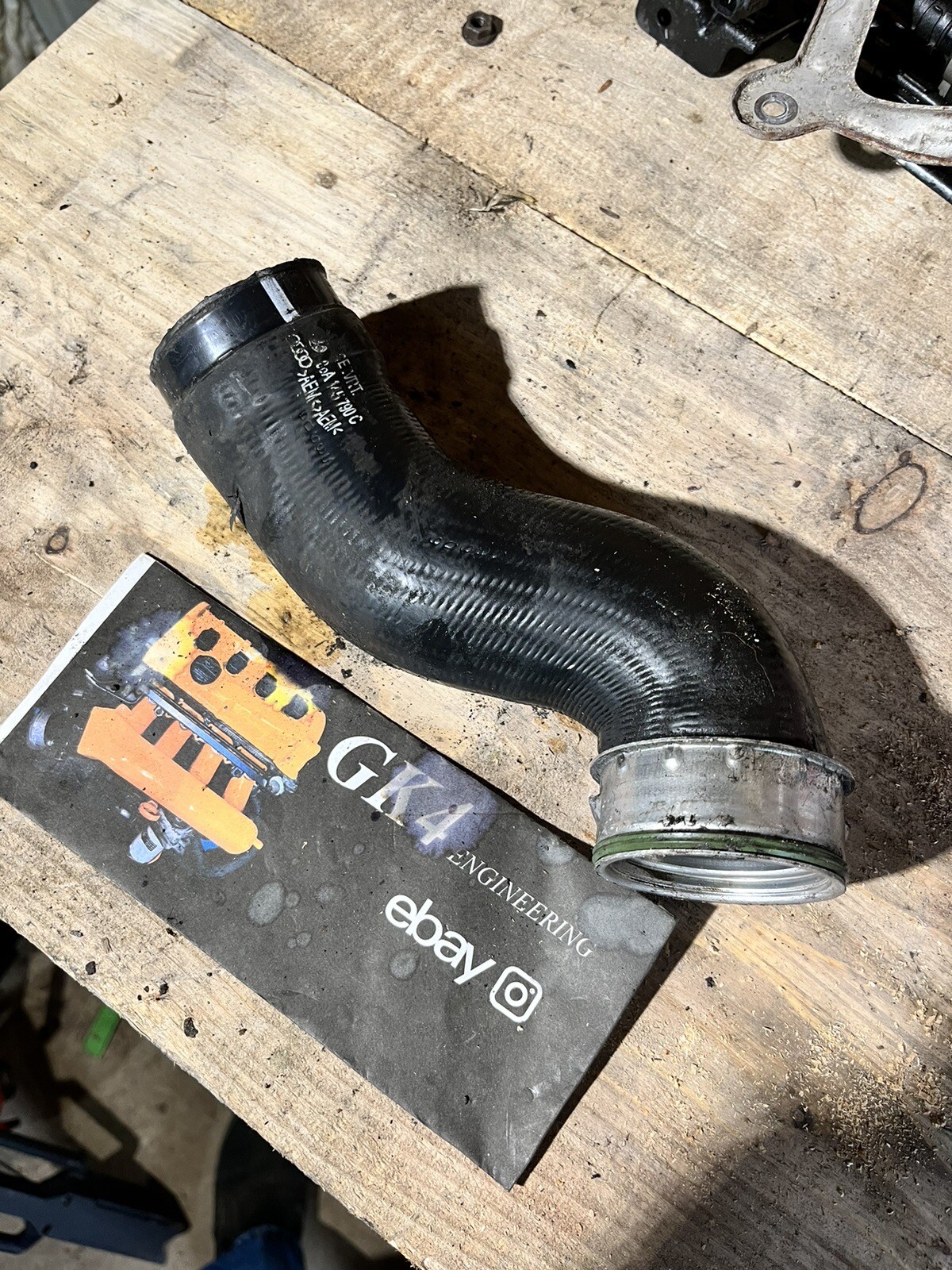 Mk4 VW 1.8t Intercooler Pressure Pipe Tube Charge Volkswagen Golf Jetta ...