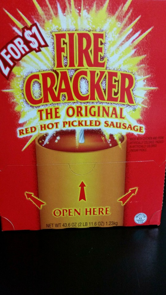 Penrose Fire Cracker Original Red Hot Pickled Sausage 50ct - 0.875 oz ...