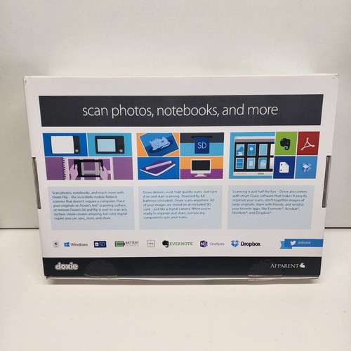 Doxie Flip Flatbed Scanner for sale online | eBay