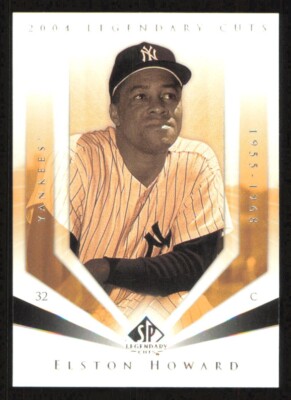 2004 SP Legendary Cuts ELSTON HOWARD Base Baseball card NEW YORK ...