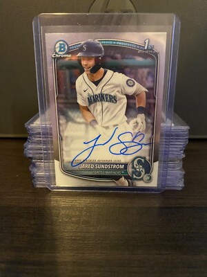2025 Bowman Chrome Jared Sundstrom 1st Auto #CPA-JSU Mariners | eBay