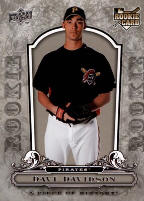 2008 UD A Piece of History #135 Dave Davidson RC Pittsburgh Pirates | eBay