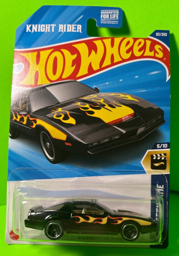 2025 Hot Wheels Knight Rider KITT 83/250 Black Flame 1/64 NEW | eBay