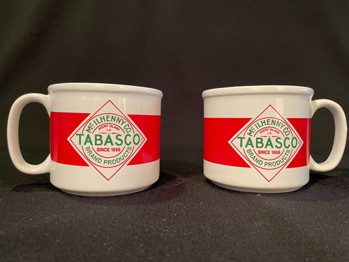 McIlhenny TABASCO Logo Ceramic Coffee Mug / Soup Cups Set of 2 * | eBay