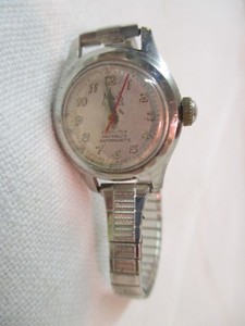 Vintage Swiss Milos steel Ladies Wrist Watch 17 Jewels Ferrotex ...
