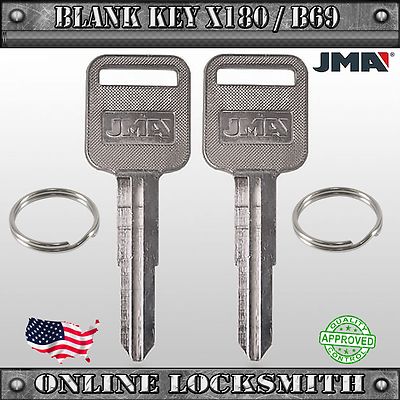 2 New Uncut Replacement Keys For Chevy / Geo / Suzuki Vehicles - B69 ...