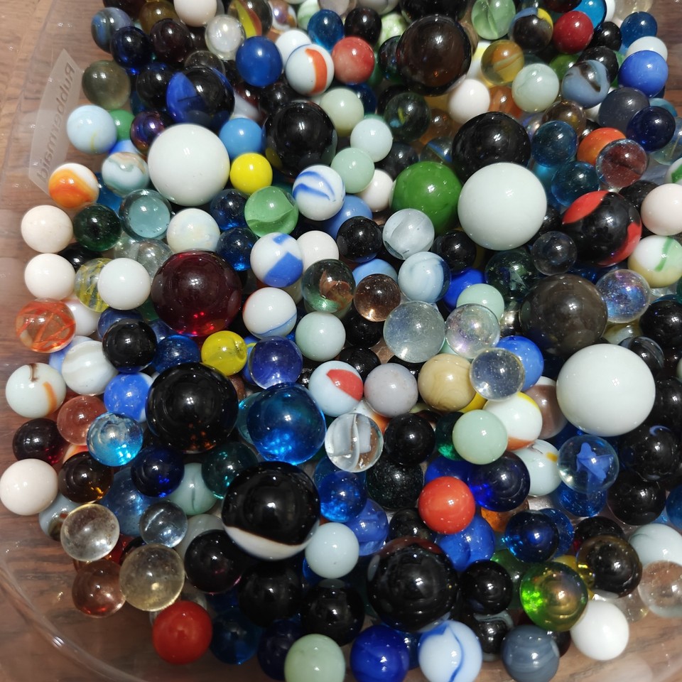Large Lot Of Marbles - 20 Lbs Pounds Mixed Marble Lot Estate Found W ...