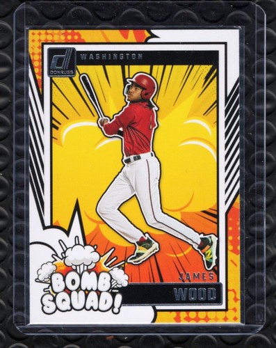 2024 Donruss JAMES WOOD Bomb Squad RC #16 Washington Nationals Rookie ...