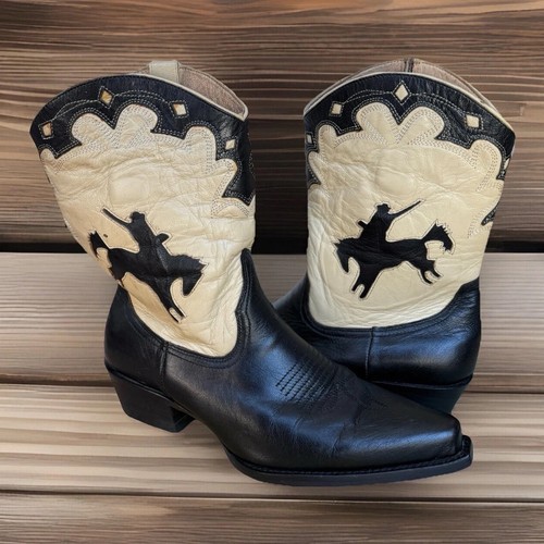 Vintage Buckin Bronco Cowgirl Boots Size 8 | eBay