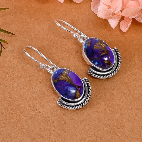 Bellissimo orecchino fatto a mano in argento sterling 925 con pietra ...