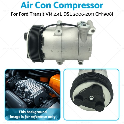 Air Con AC Compressor Suitable For Ford Transit VM 2.4L DSL 2006-2011 ...