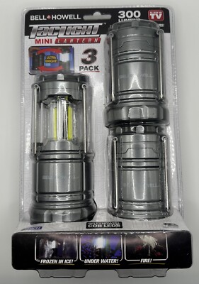 NIB Bell + Howell Tac Light Mini Lantern 3 pack 300 Lumens | eBay