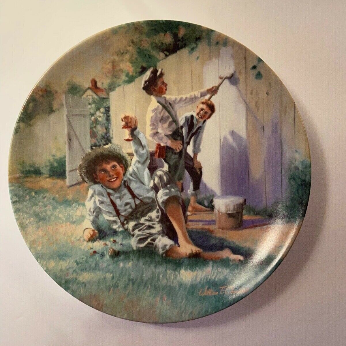 From Tom Sawyer Whitewashing The Fence Tom Sawyer Whitewashing Fence