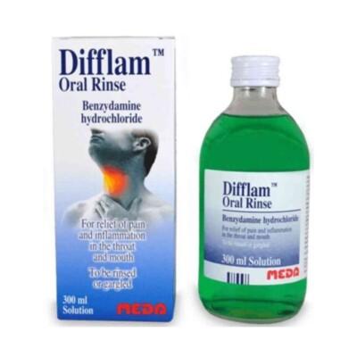 Difflam Oral Rinse - 300ml- Reduces Inflammation/Discomfort | eBay UK