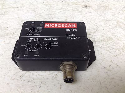 Microscan DN-120 Device Net RS232 Interface Module DN120 (TBI) | eBay
