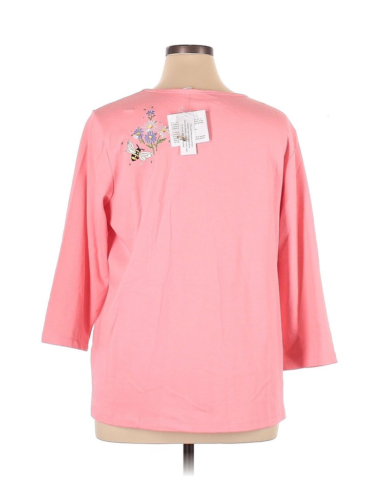 NWT QUACKER FACTORY XL PINK EASTER JERSEY HONEY POT BEES FLOWERS | eBay