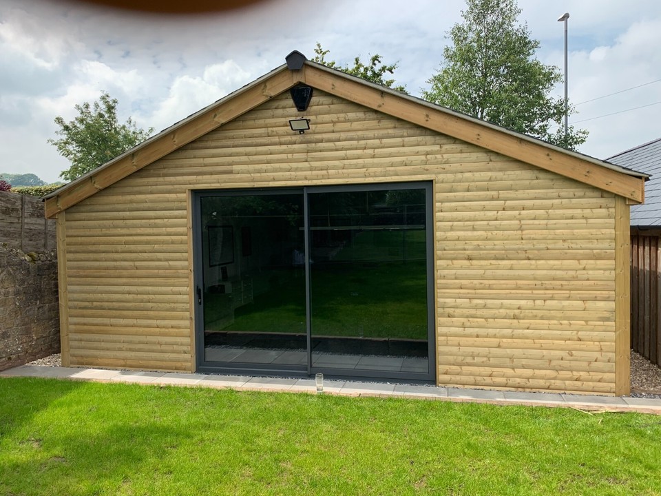 38x125 Double Tongue and Groove Loglap Shiplap Tanalised DIY Wooden ...