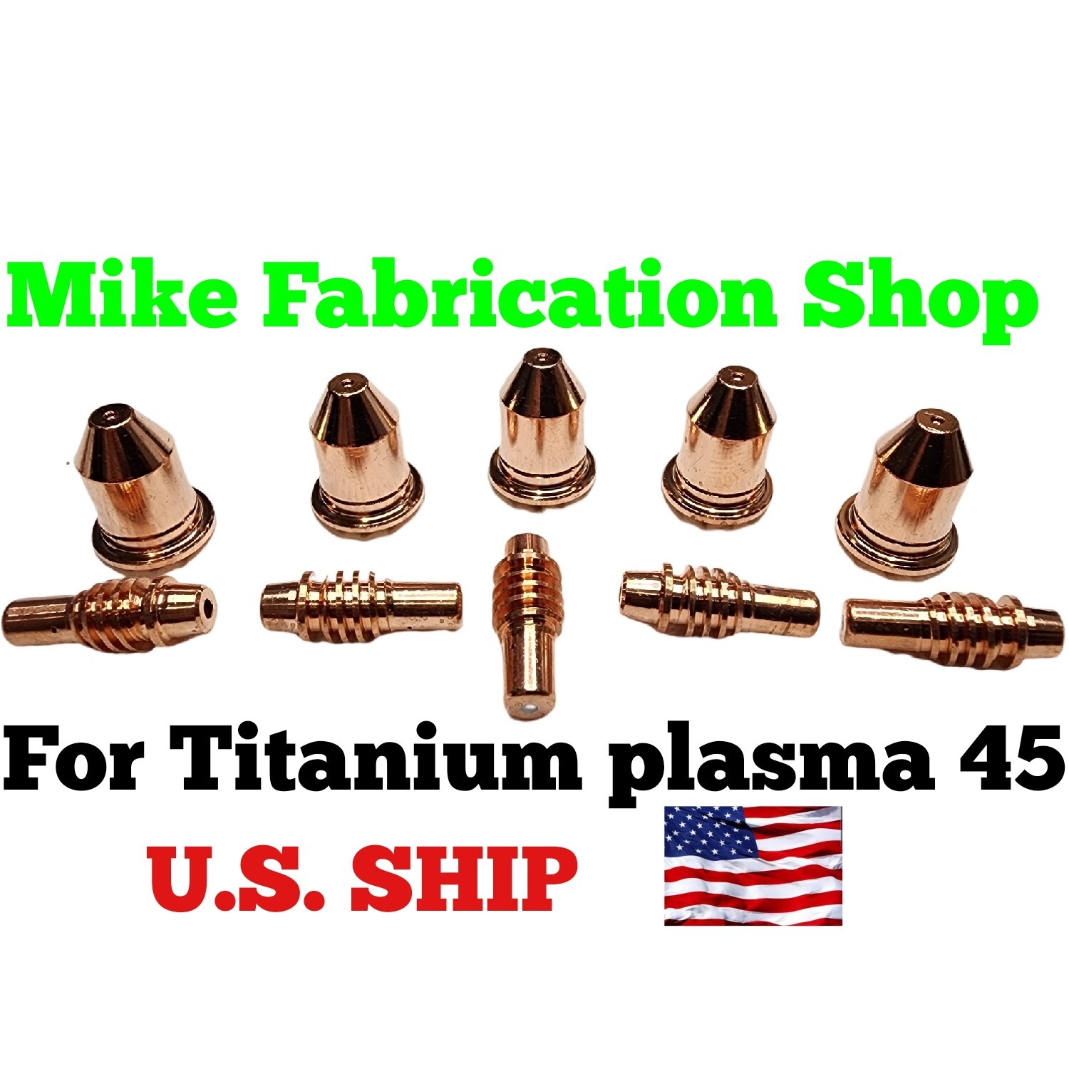 Harbor Freight Titanium Plasma 45 Plasma Cutter 10 piece Nozzles and ...