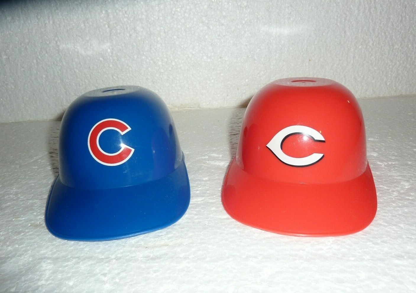 MLB Baseball Mini Helmet Plastic Ice Cream Sundae Bowl Lot of 2 Cubs ...