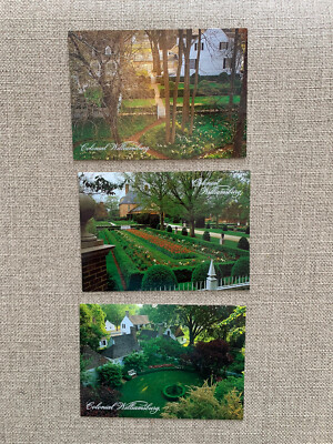 Colonial Williamsburg Virginia LOT OF 3 Postcards Vintage Unposted | eBay