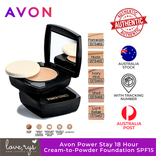 Avon Power Stay 18 Hour Cream-to-Powder Foundation SPF15 | Choose Your ...
