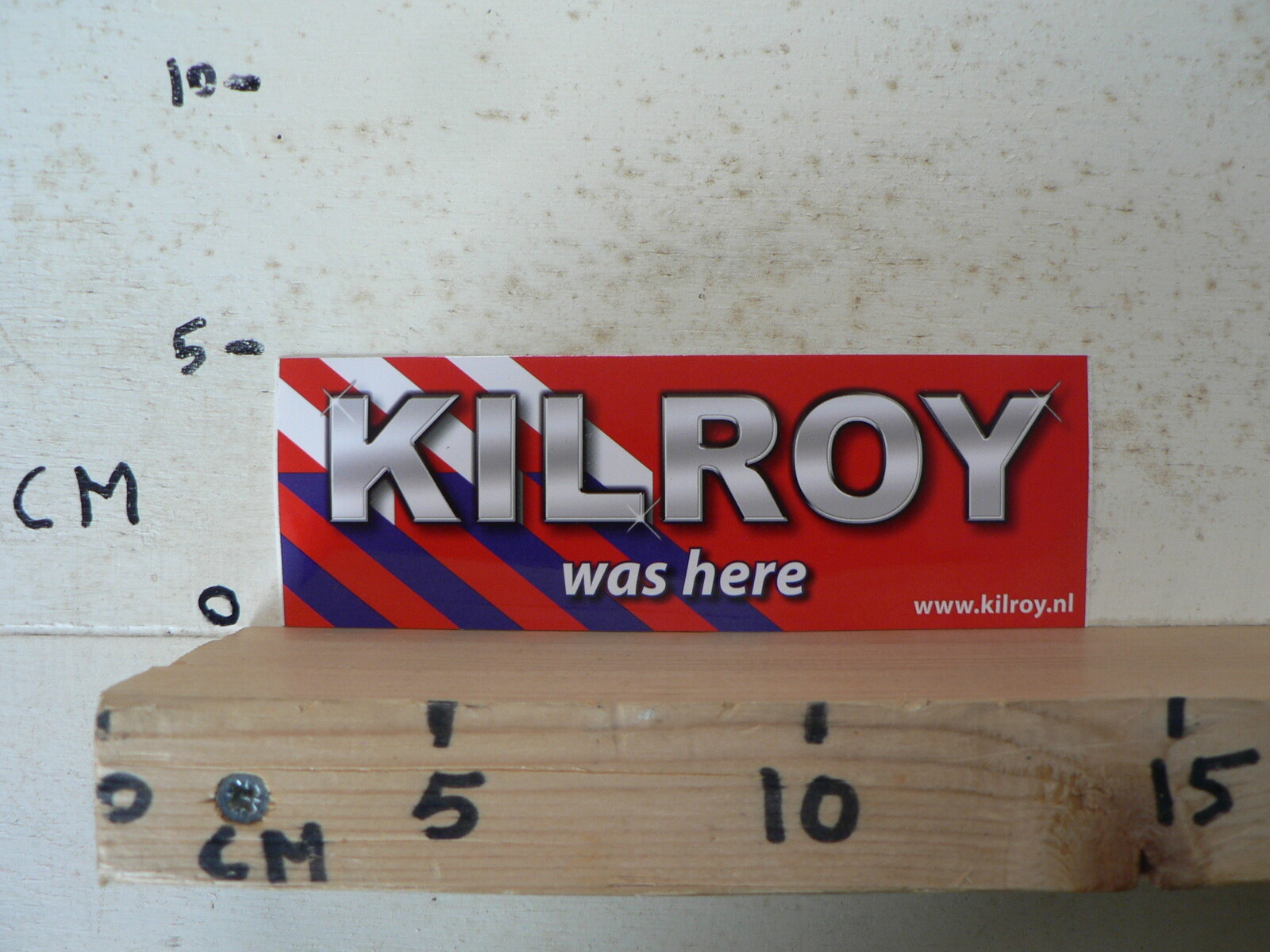 STICKER,DECAL KILROY WAS HERE WWW.KILROY.NL REGIO NIEUWS | eBay
