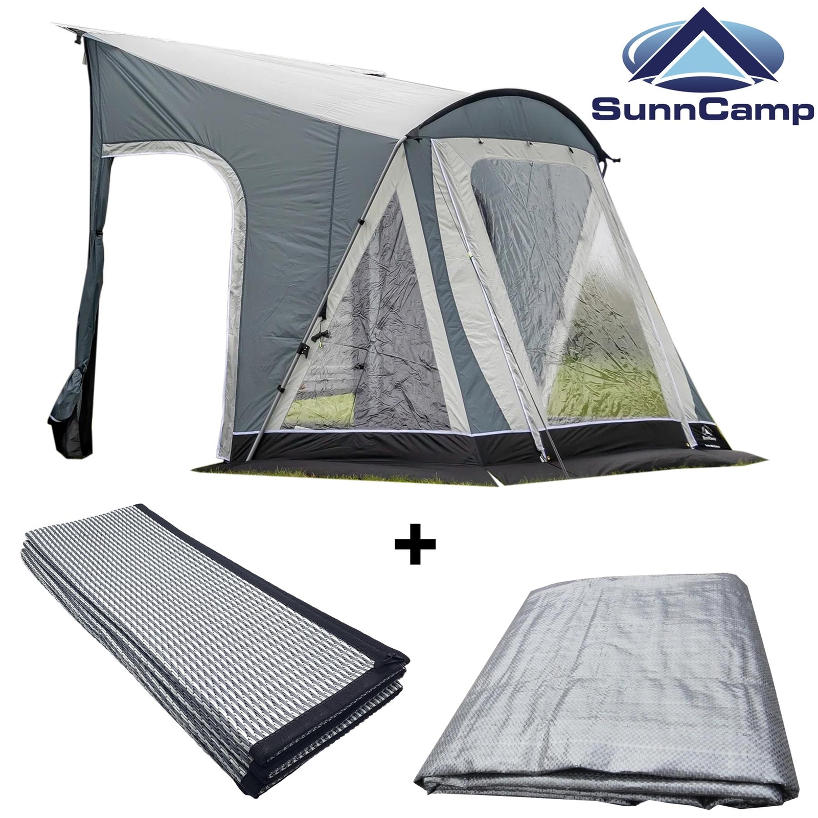 SUNNCAMP SWIFT SC 260 POLED AWNING CARAVAN PACKAGE CAMPING GROUNDSHEET ...