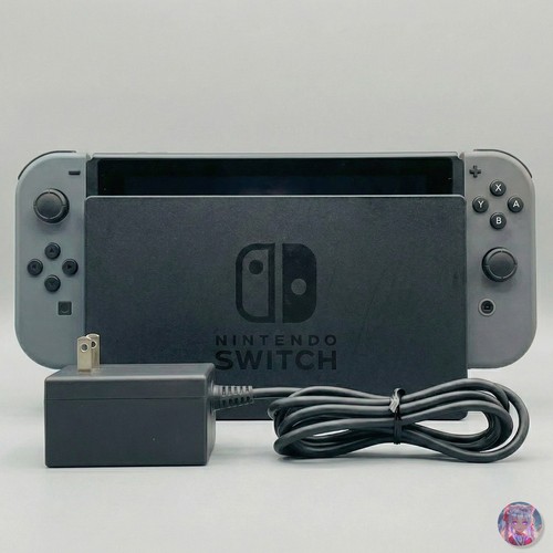 Nintendo Switch V2 HAC-001(-01) Console Gray Joy-Con with Dock ...