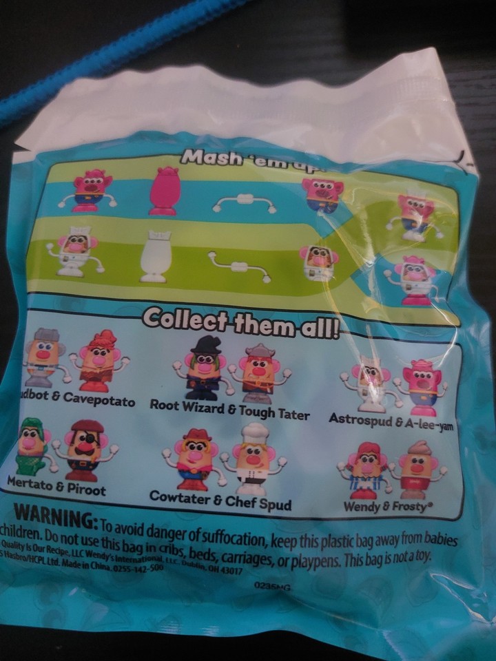 Wendy’s Potato Head Mashed Kids Toy Astrospud and A-Lee-yam | eBay