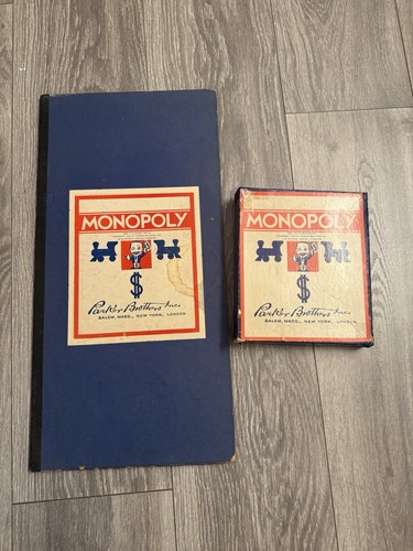 Vintage Monopoly Blue Box Dual Patent London Complete Rare | eBay