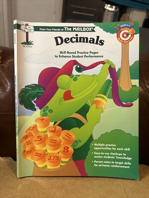 Target Math Success Decimals - Grades 4 - 6 The Mailbox 9781562345891| eBay