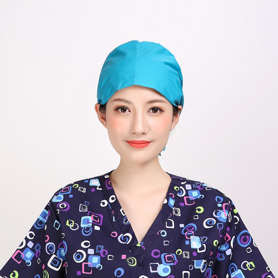 Medical Cap Doctor Surgical Hat Work Scrub Clean Nurse Head Cover ...