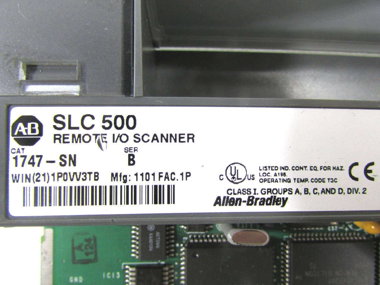 * ALLEN BRADLEY 1747-SN REMOTE I/O SCANNER MODULE | eBay