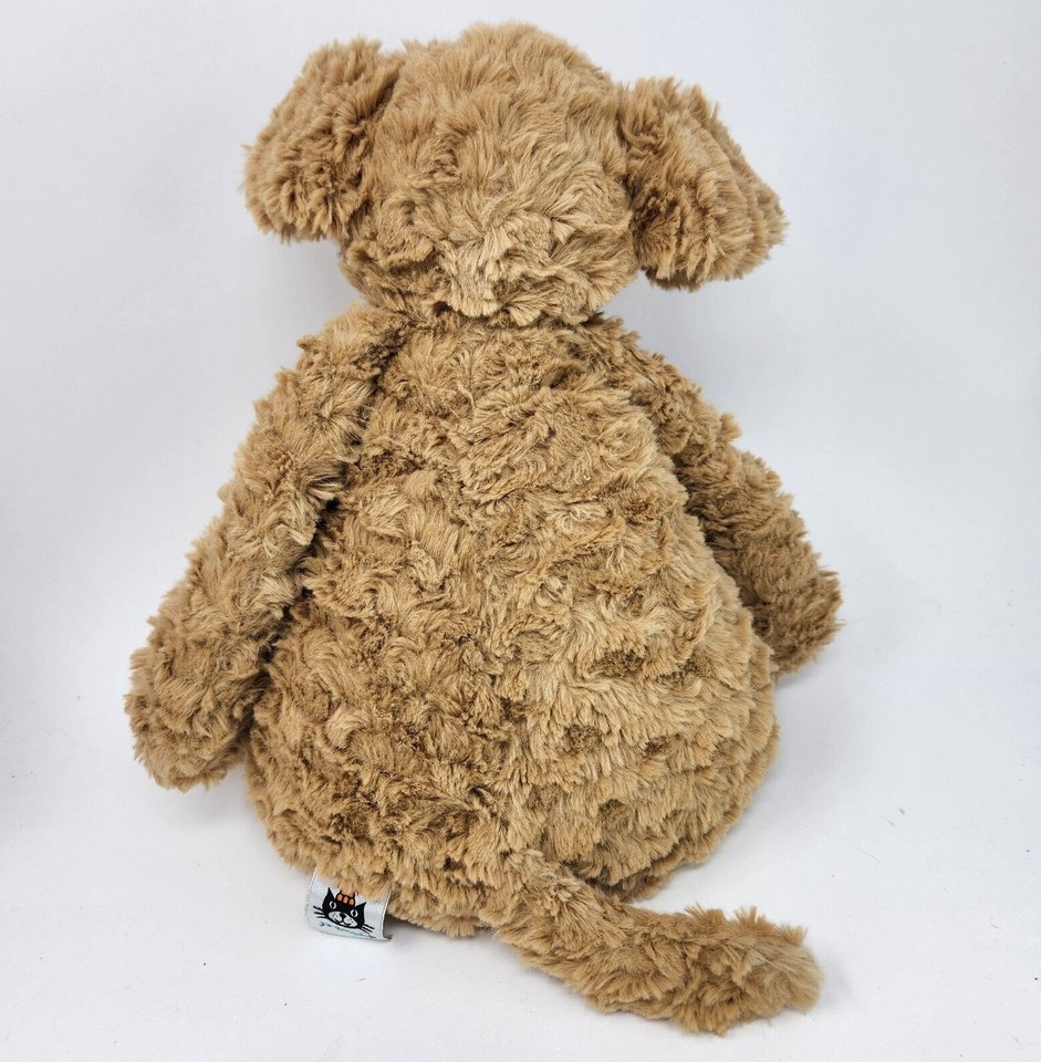 14" JELLYCAT FUDDLE WUDDLE LIGHT BROWN PUPPY DOG LATTE STUFFED ANIMAL ...