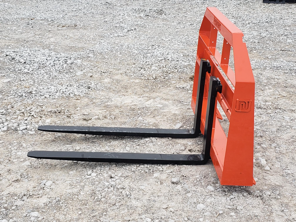 42" 2,200 Pound Pallet Forks Attachment Fits Kubota Kioti Tractor Quick ...