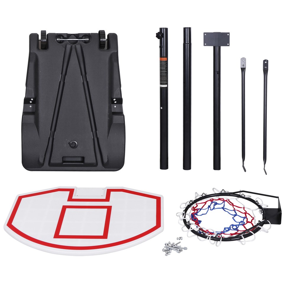 Portable Basketball Hoop Outdoor Goals Backboard System Adjustable ...