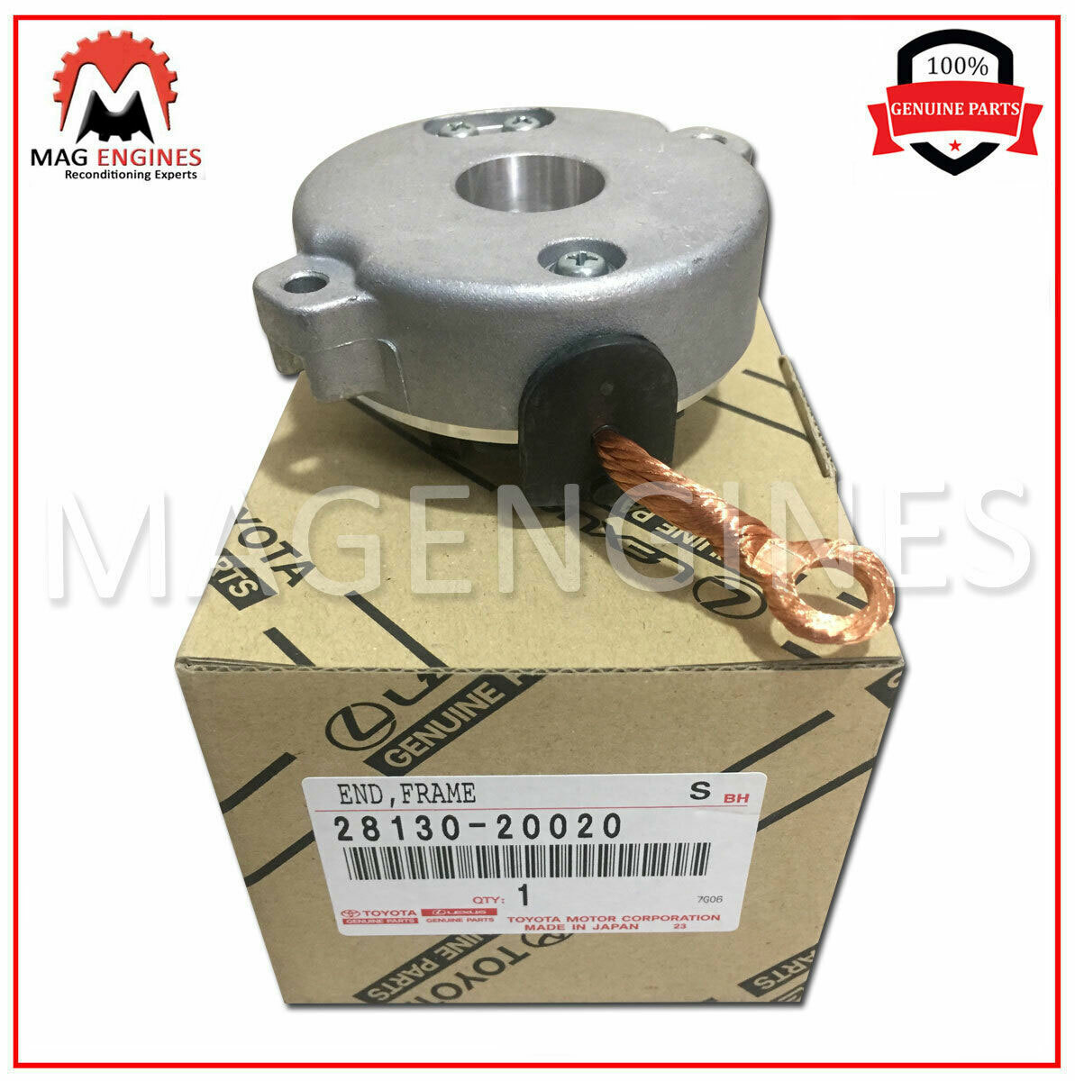 28130-20020 GENUINE OEM STARTER COMMUTATOR END FRAME ASSY 2813020020 | eBay