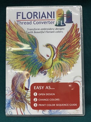 NEW Floriani Thread Converter FL Embroidery Machine Design CD (S6) | eBay