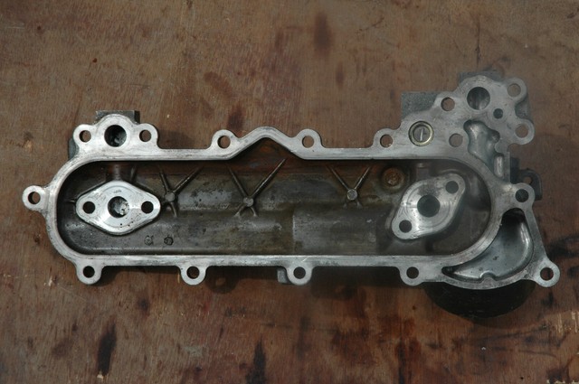 YANMAR 6LPA-STP MARINE DIESEL ENGINE OIL COOLER COVER 119770-00692 OEM ...