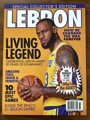 Lebron James, Special Collector's Edition Magazine, Living Legend ...