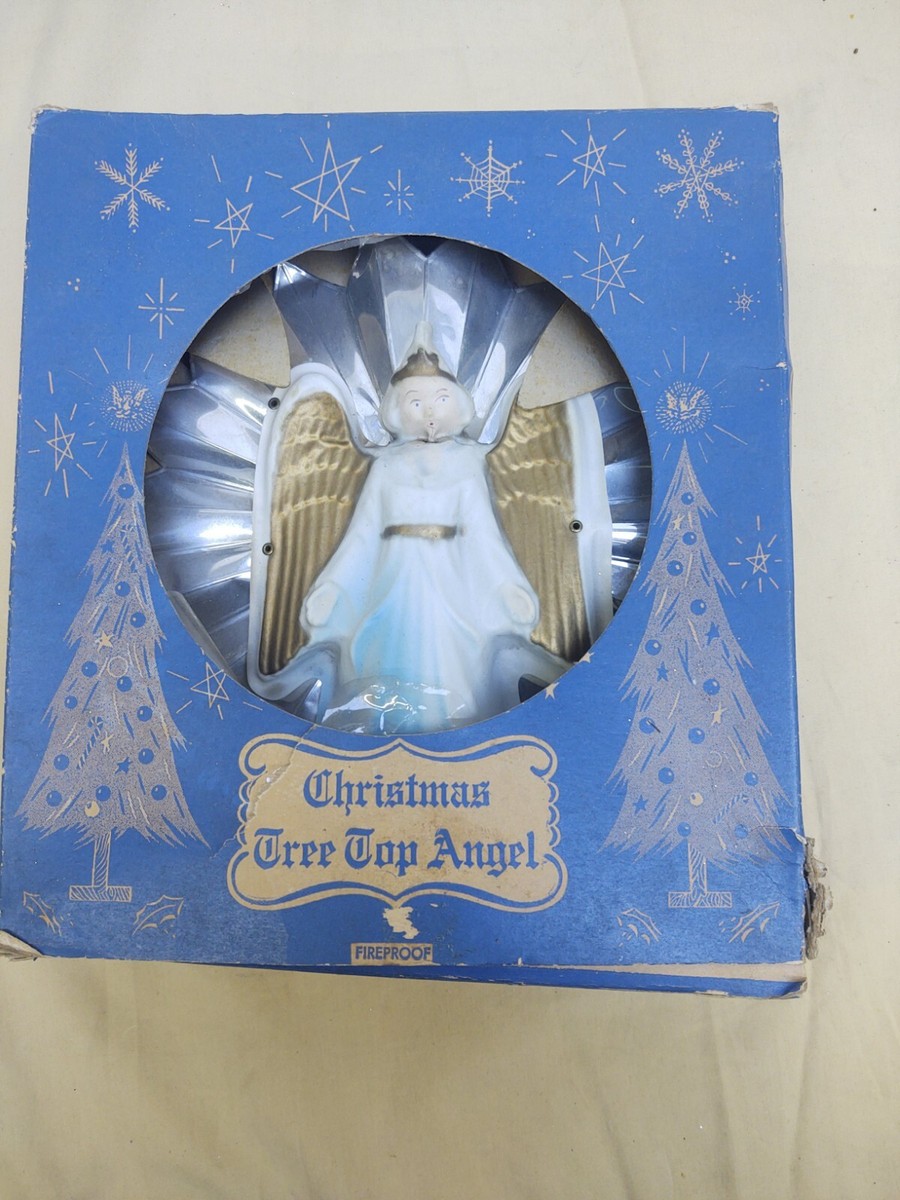 Vintage Foil Angel Tree Topper Abaodam 4pcs Christmas Tree Toppers
