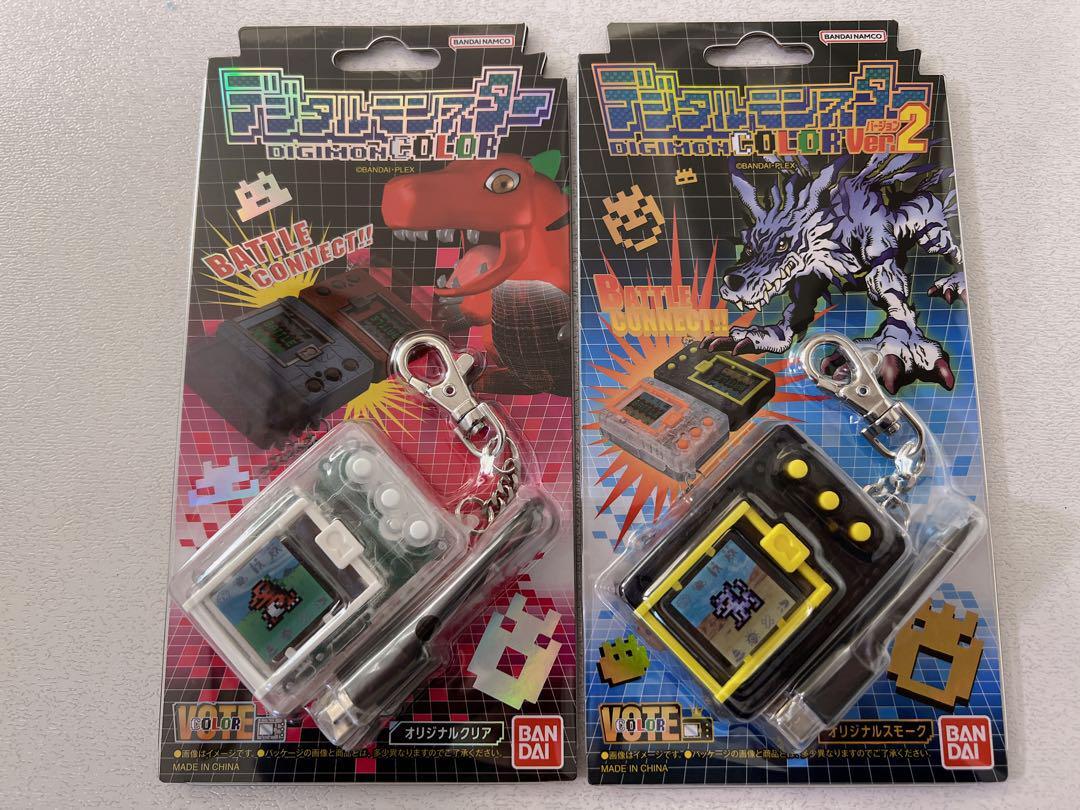 DIGITAL MONSTER DIGIMON COLOR Ver.1 & 2 Original set of 2 devices ...