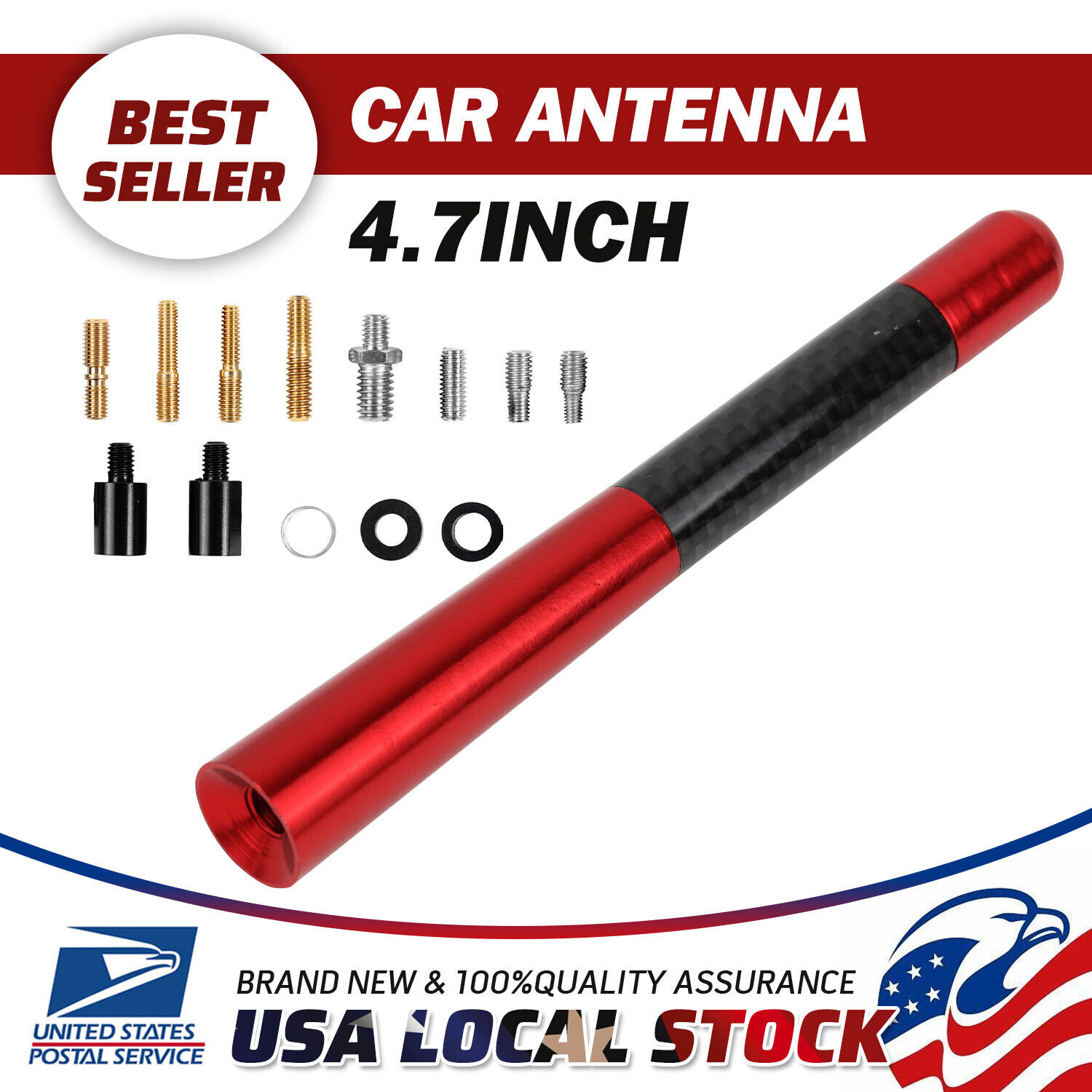 4.7" Red Antenna Mast Rod Power AM/FM for COBALT 2005-2010 New | eBay