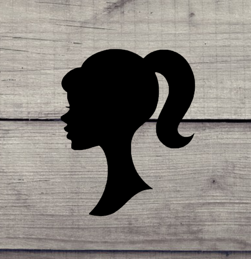 Barbie Head Decal - It's a Barbie World - Vinyl Decal - Cars, Laptops ...