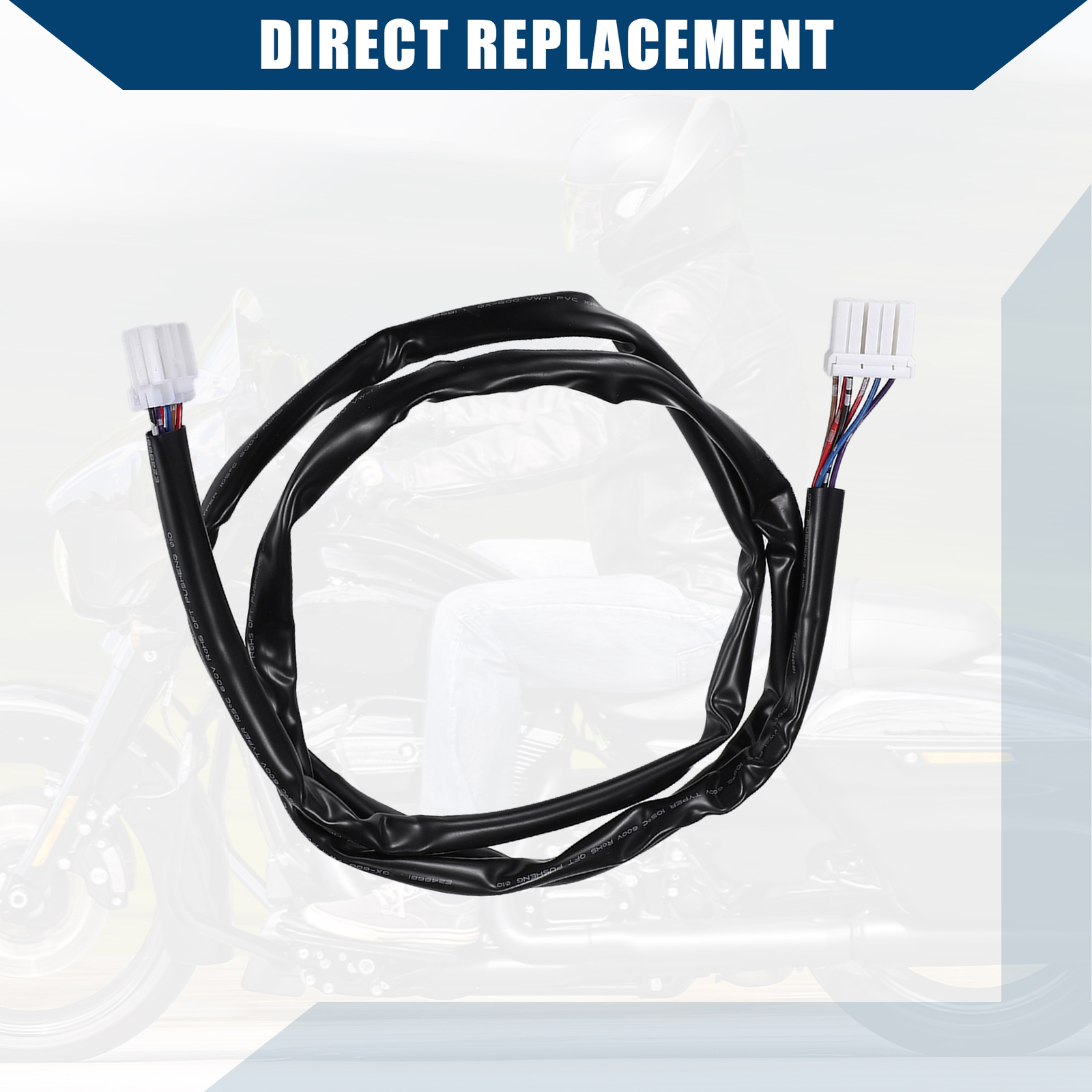 Pack of 1 for Harley Sportster Dyna Softail Rear Fender Tail Light Wire ...